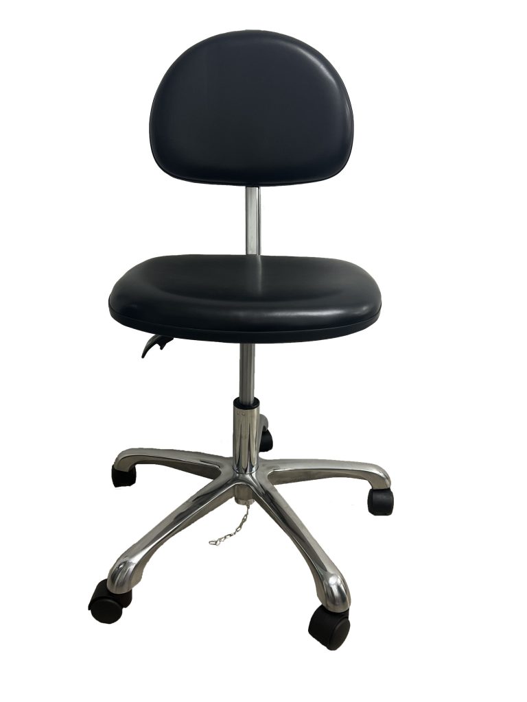 Cleanroom PVC Chair with Star Leg - Cleanstat Pte Ltd