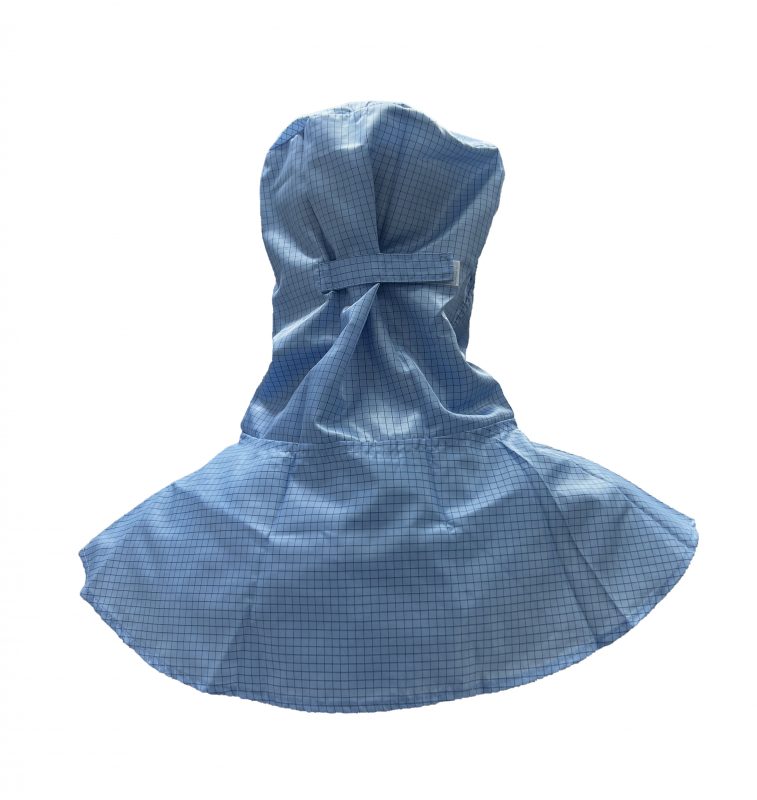 Cleanroom Hood MR Sky Blue - Cleanstat Pte Ltd