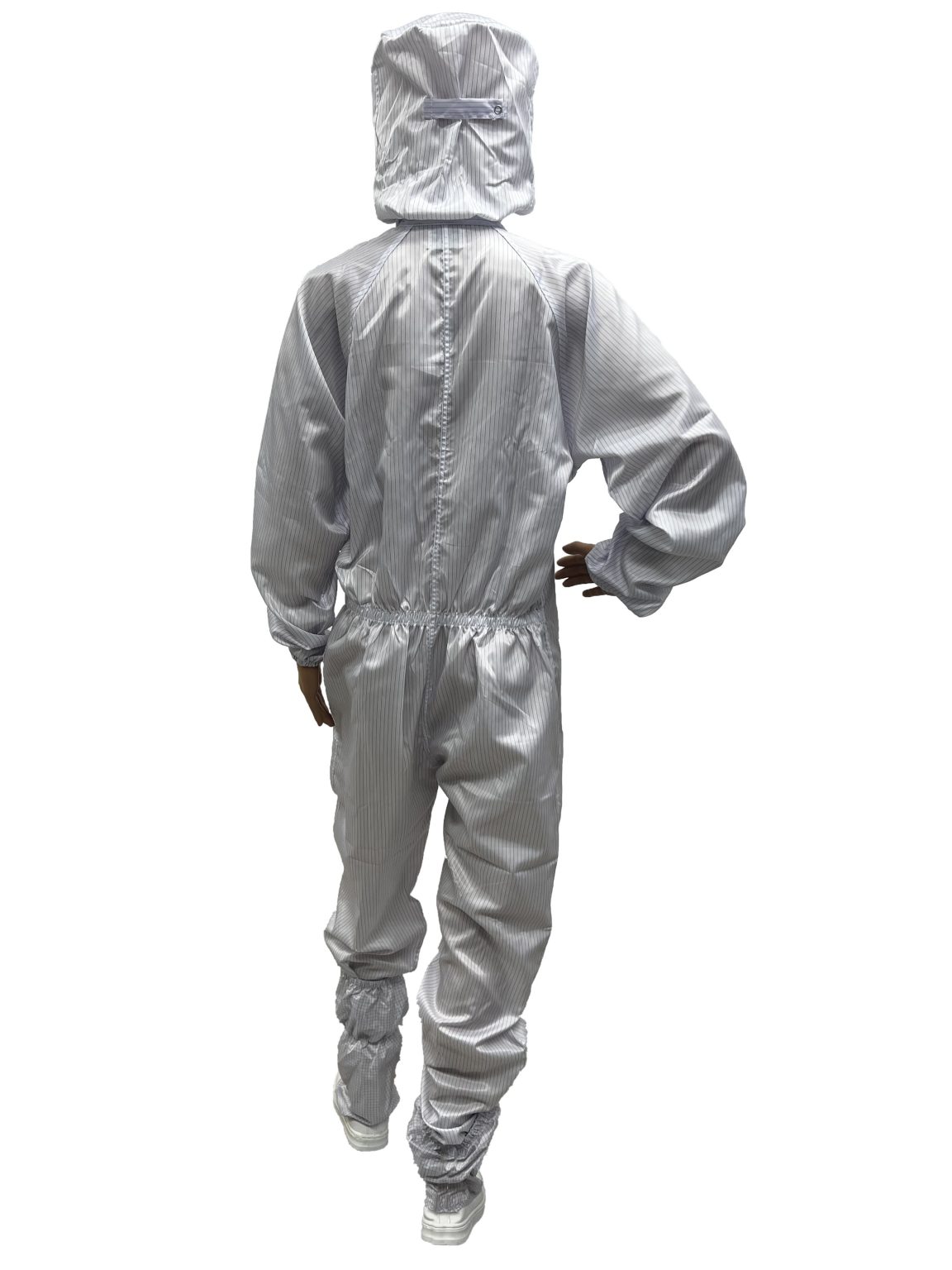 Cleanroom Jumpsuit with Hood ST White - Cleanstat Pte Ltd